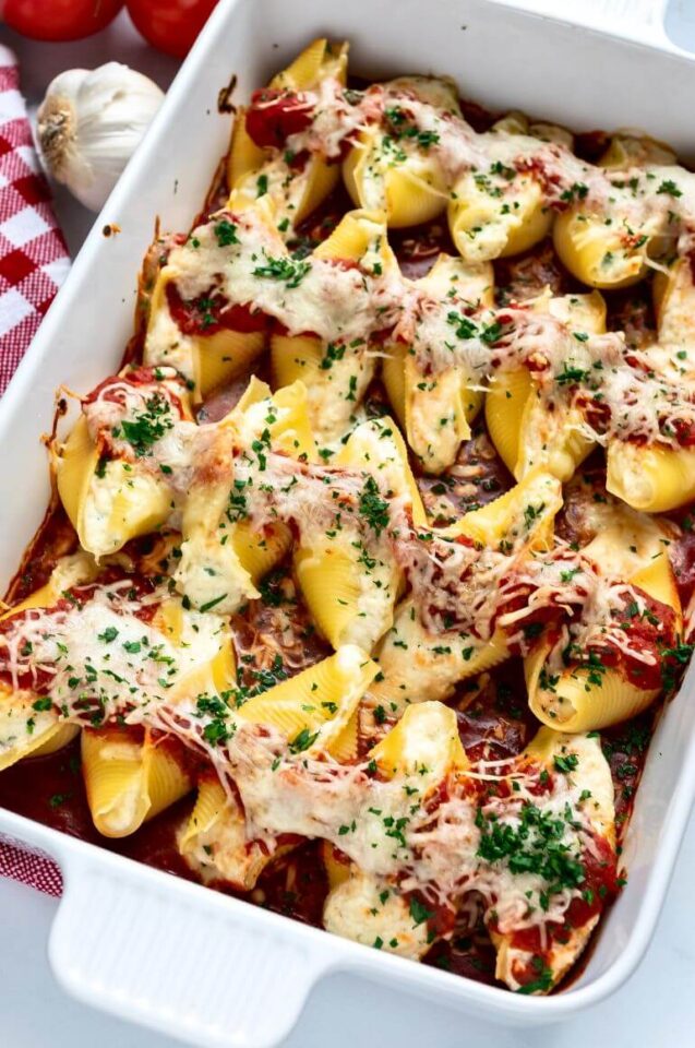 Classic Stuffed Shells Recipe - Yummy and fully