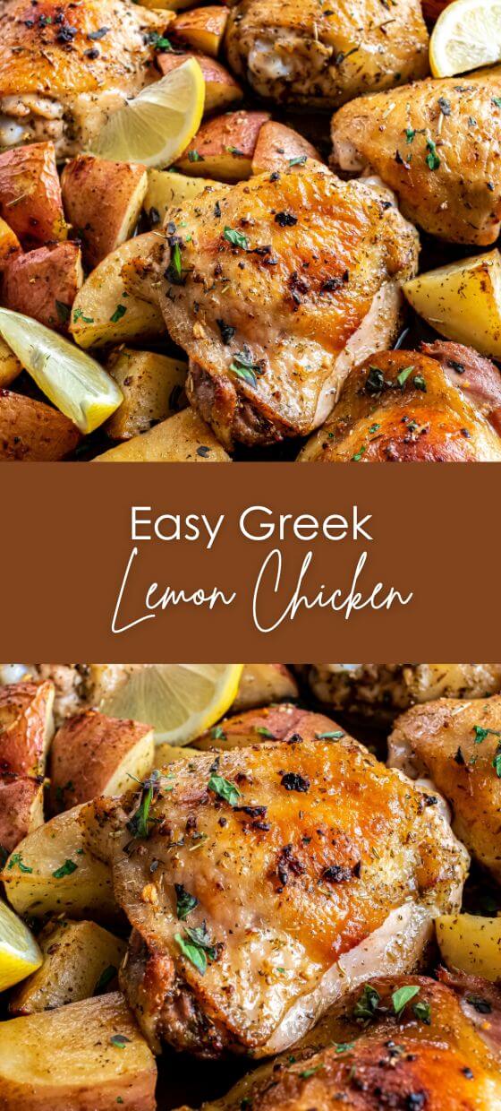 Easy Greek Lemon Chicken - Yummy and fully