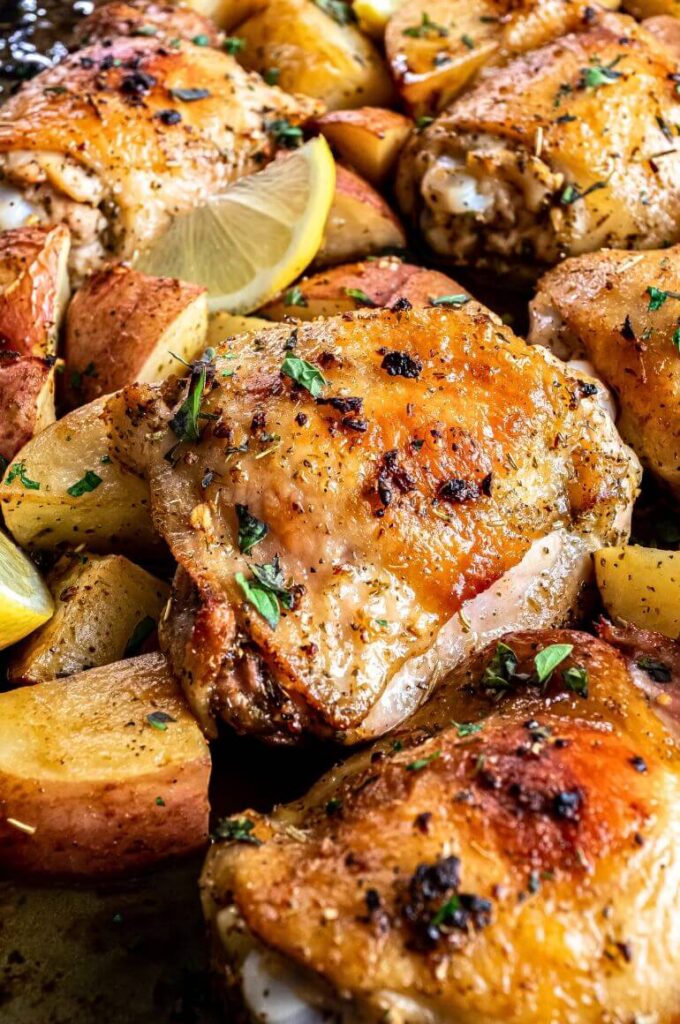 Easy Greek Lemon Chicken - Yummy and fully