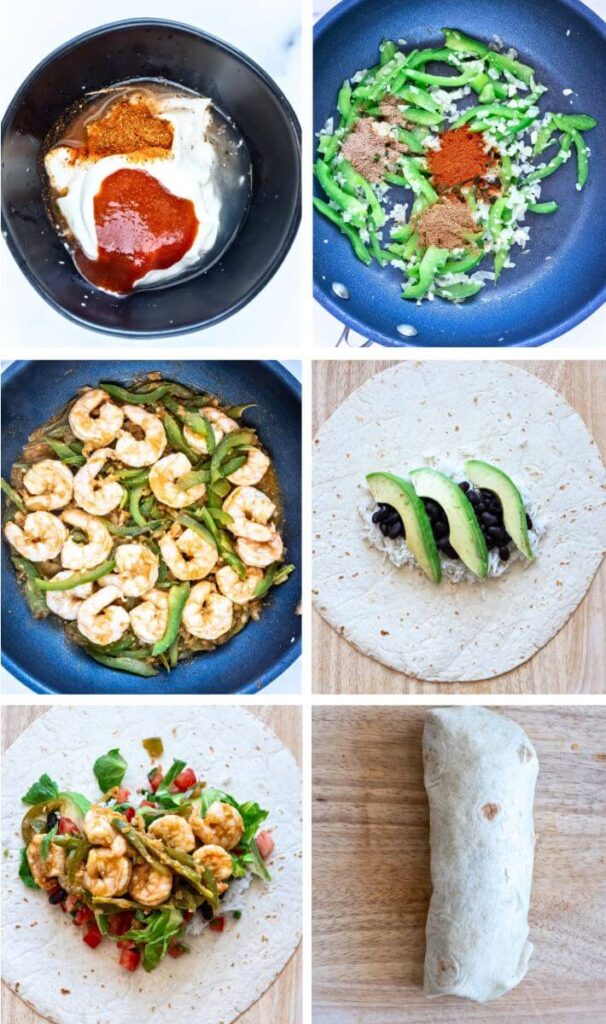 Best Shrimp Burrito - Yummy and fully