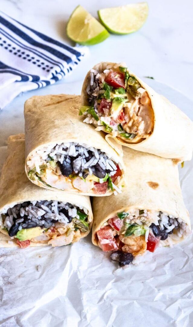 Best Shrimp Burrito - Yummy and fully
