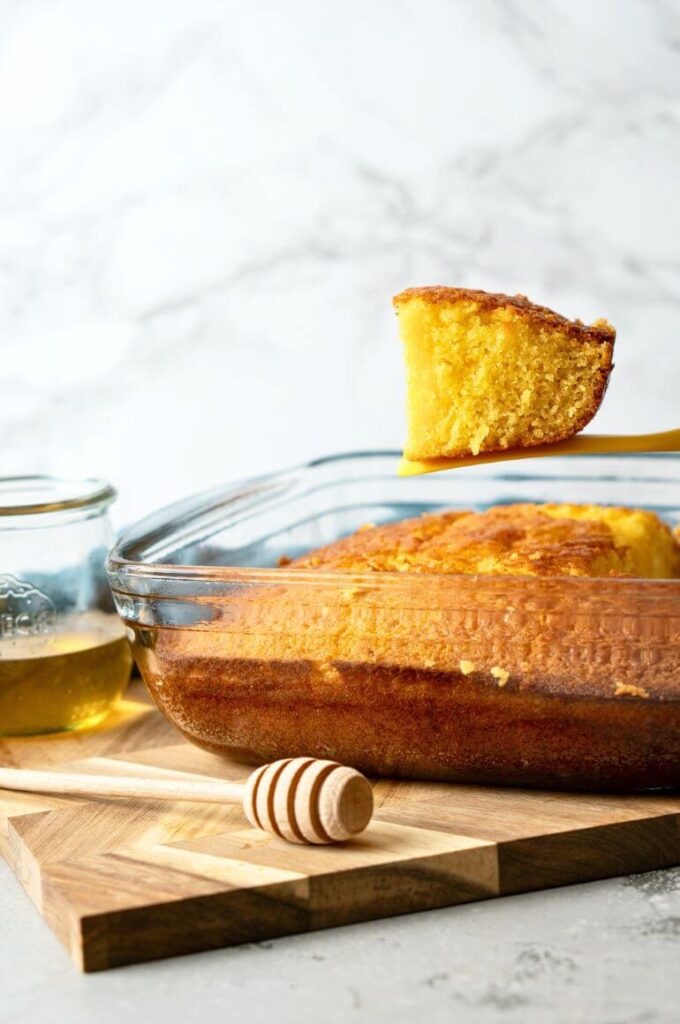 Golden Sweet Cornbread Recipe - Yummy and fully