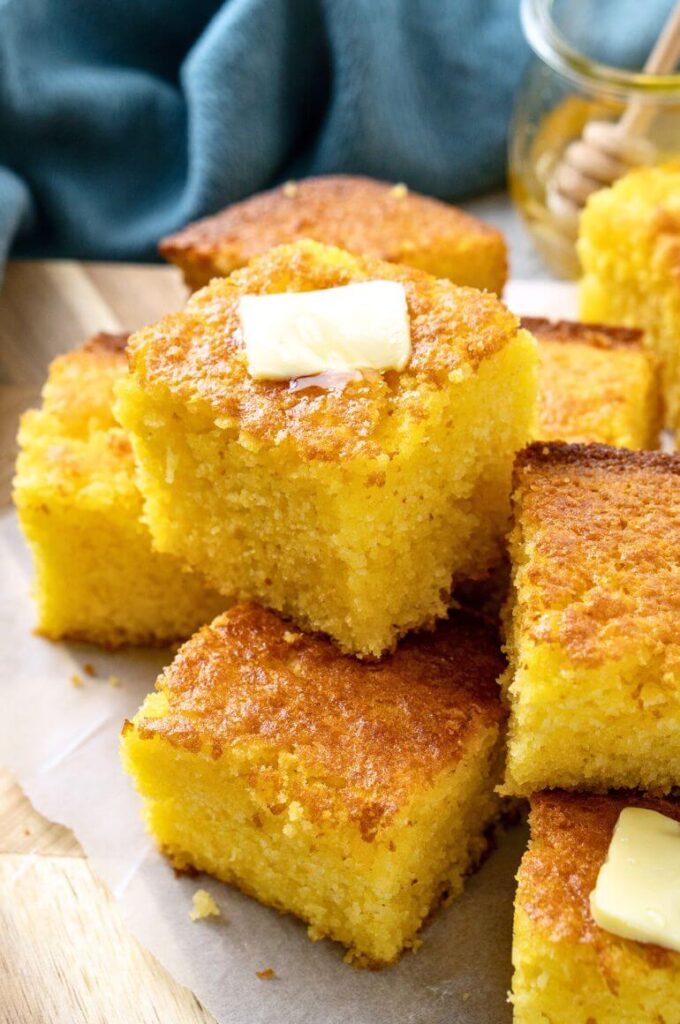 Golden Sweet Cornbread Recipe - Yummy and fully