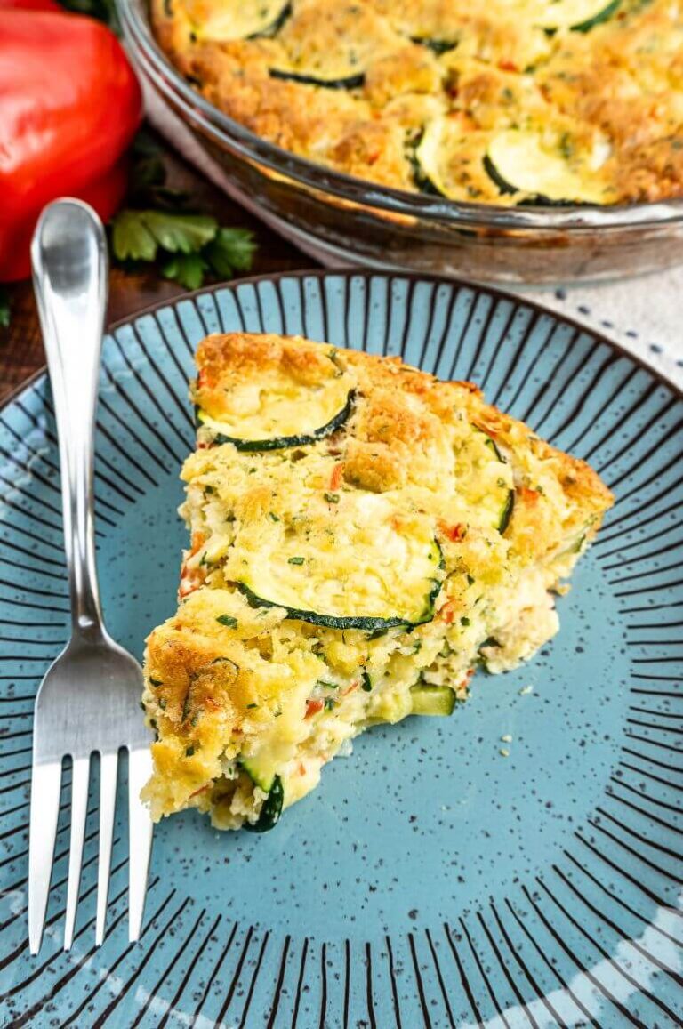 Impossibly Easy Zucchini Pie Recipe - Yummy and fully