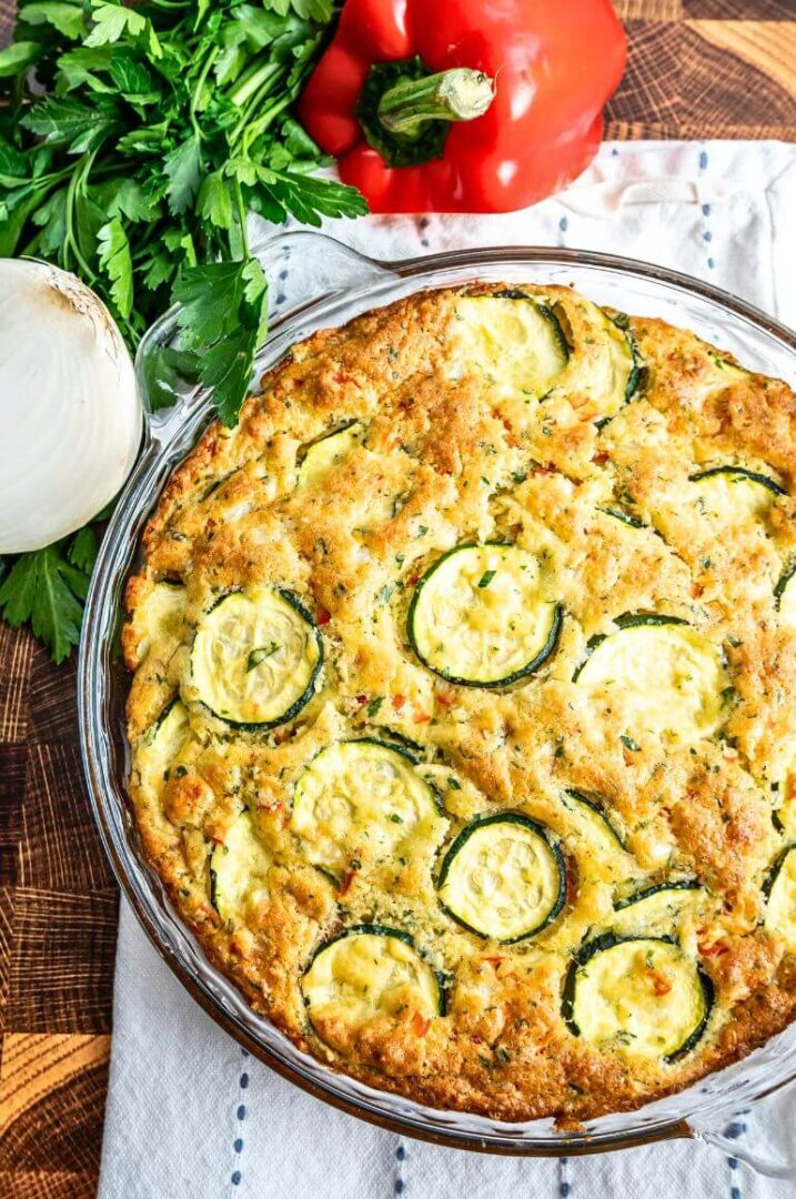 Impossibly Easy Zucchini Pie Recipe - Yummy and fully