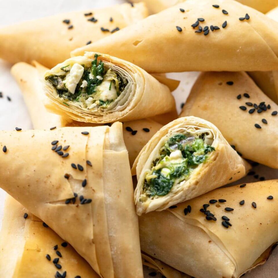 Spanakopita Triangles Recipe - Yummy and fully