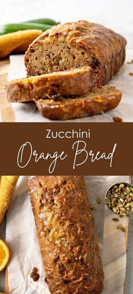 Zucchini Orange Bread - Yummy and fully