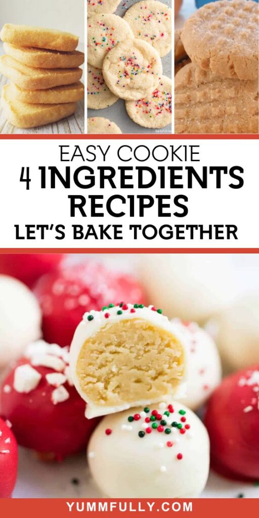 Easy Cookie 4 ingredients Recipes, Let’s Bake Together - Yummy and fully