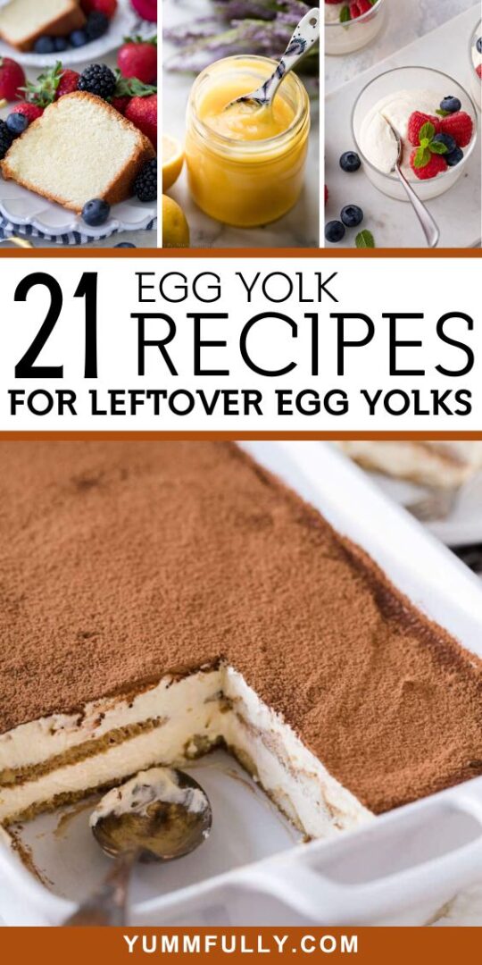 21 Egg Yolk Recipes for Leftover Egg Yolks - Yummy and fully