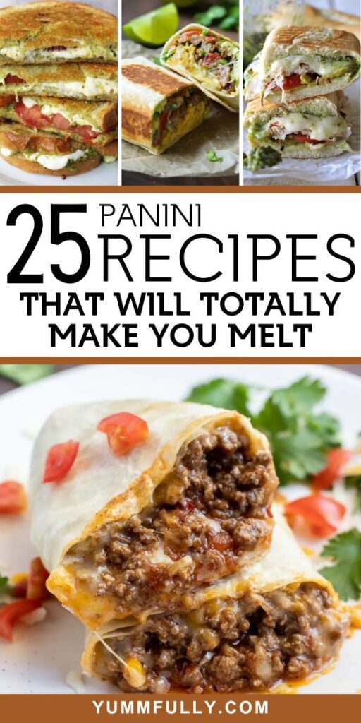 25 Panini Recipes That Will Totally Make You Melt - Yummy and fully
