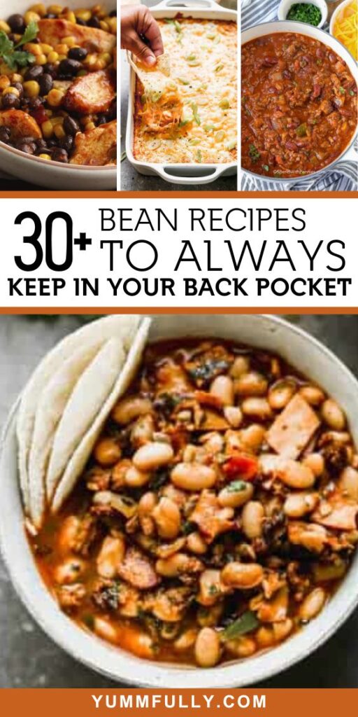 30+ Bean Recipes to Always Keep in Your Back Pocket - Yummy and fully