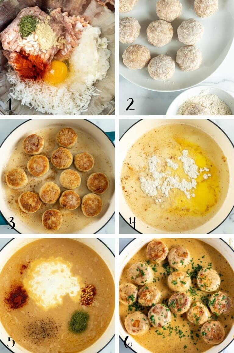 Chicken Meatballs With Sauce - Yummy and fully