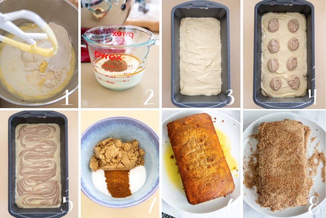 Cinnamon Donut Bread - Yummy and fully