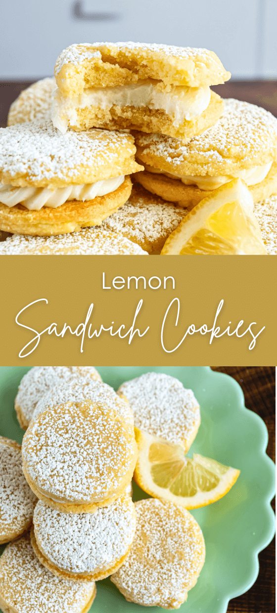 Lemon Sandwich Cookies - Yummy and fully