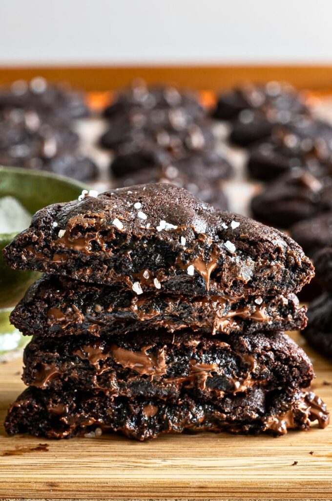 Easy & Fast Dark Chocolate Cookies - Yummy and fully