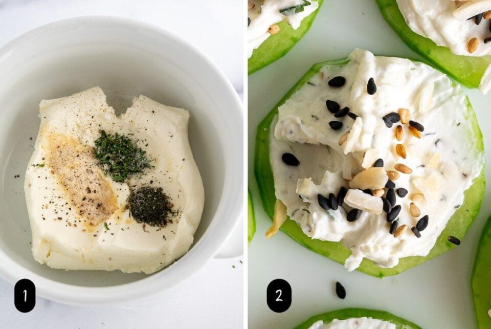 5-Minute Everything Bagel Cucumber Snacks - Yummy and fully