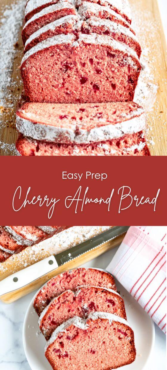 Easy Almond Cherry Bread - Yummy and fully
