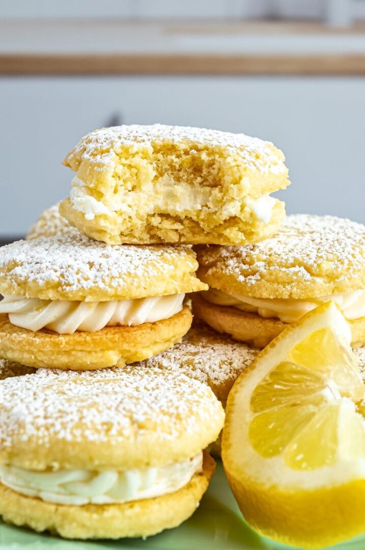 Lemon Sandwich Cookies - Yummy and fully