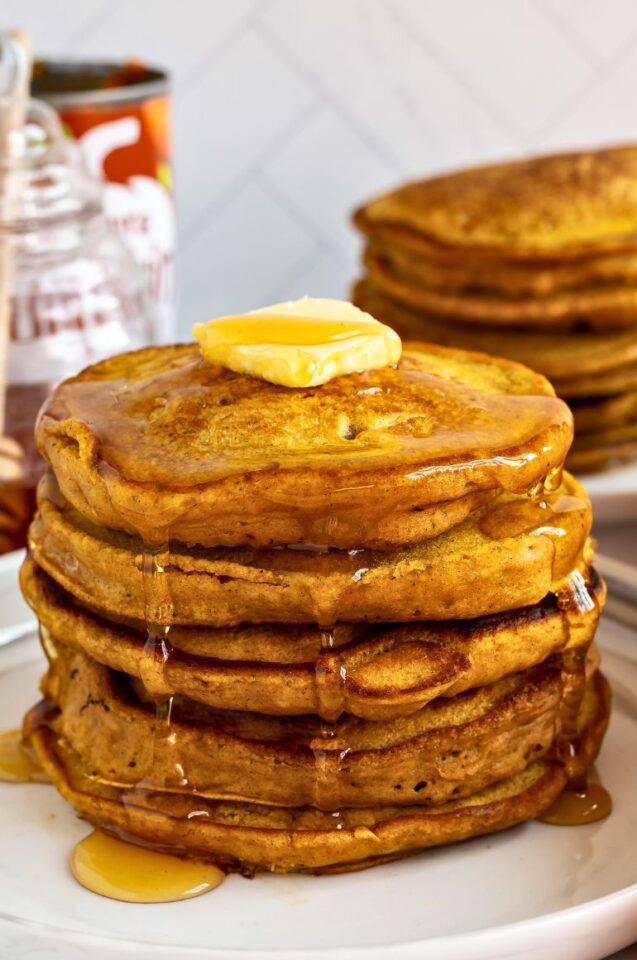 Fast Prep Cozy Pumpkin Pancakes - Yummy and fully
