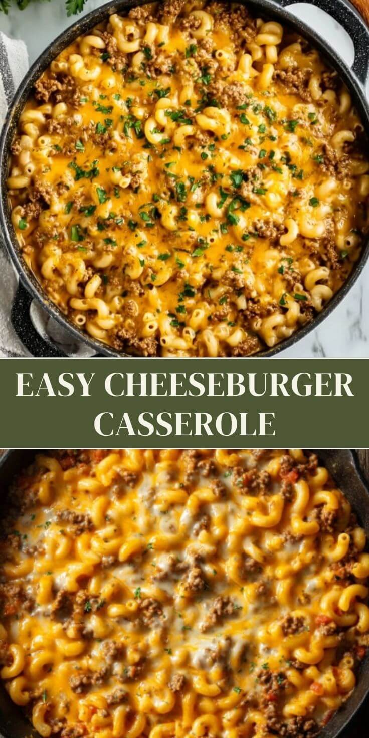 Quick & Easy Cheeseburger Casserole - A One-Dish Family Favorite ...