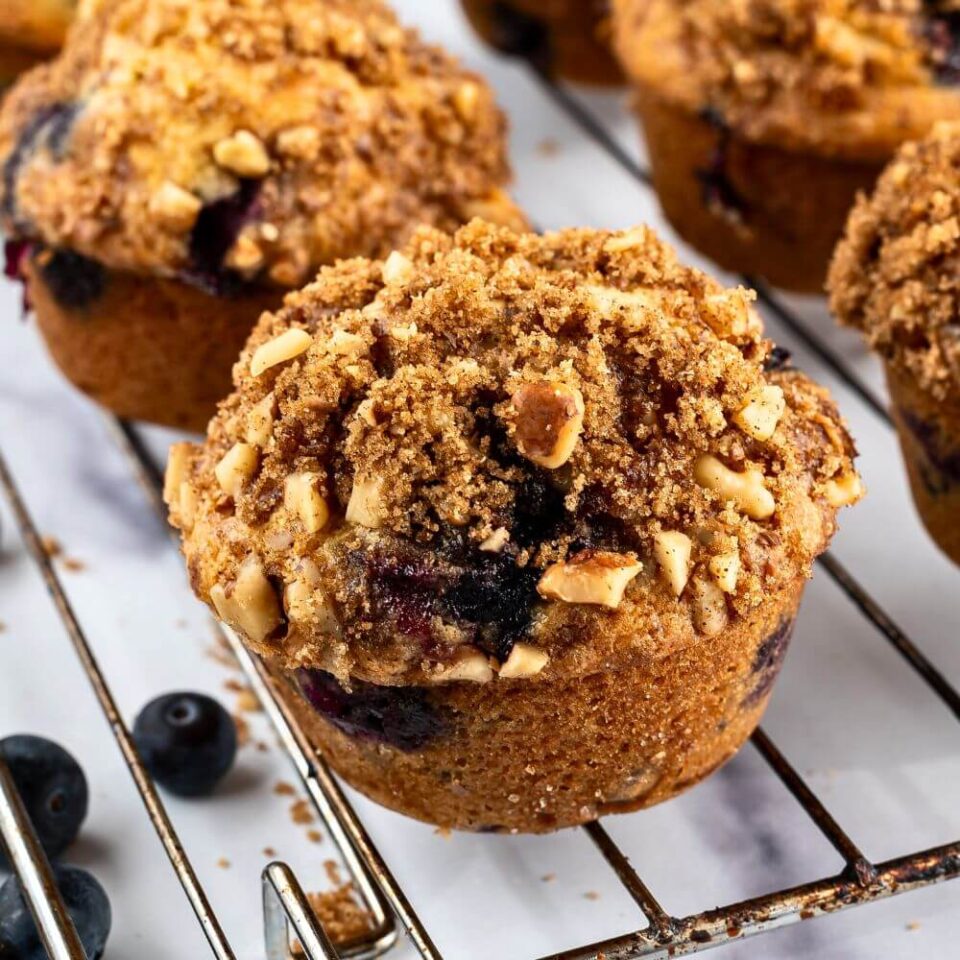 Quick Homemade Blueberry Muffins - Yummy and fully