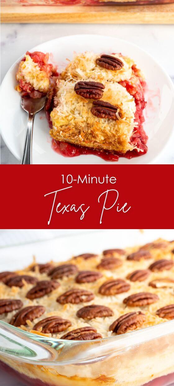 10-Min Texas Pie Recipe - Yummy and fully
