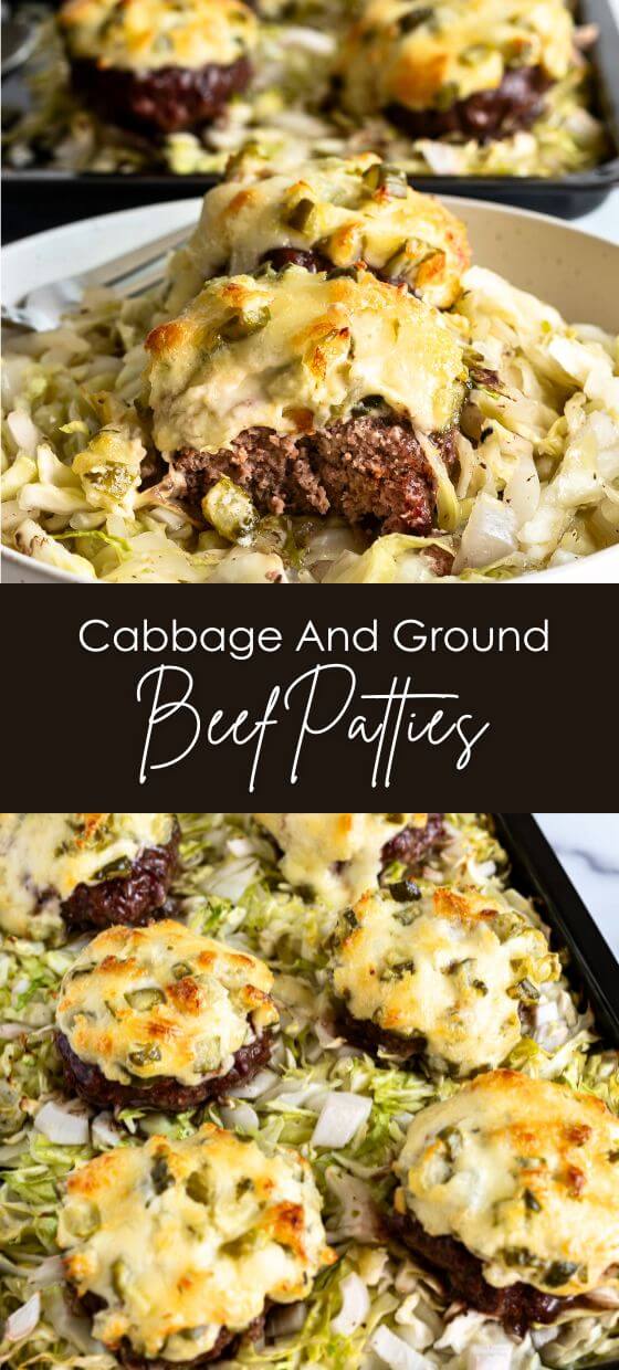 Cabbage and Ground Beef Patties - Yummy and fully