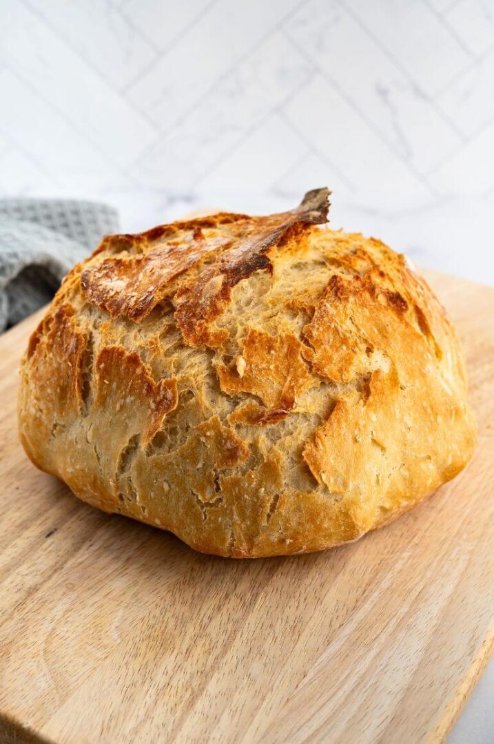 Quick And Easy No-Knead Bread - Yummy and fully