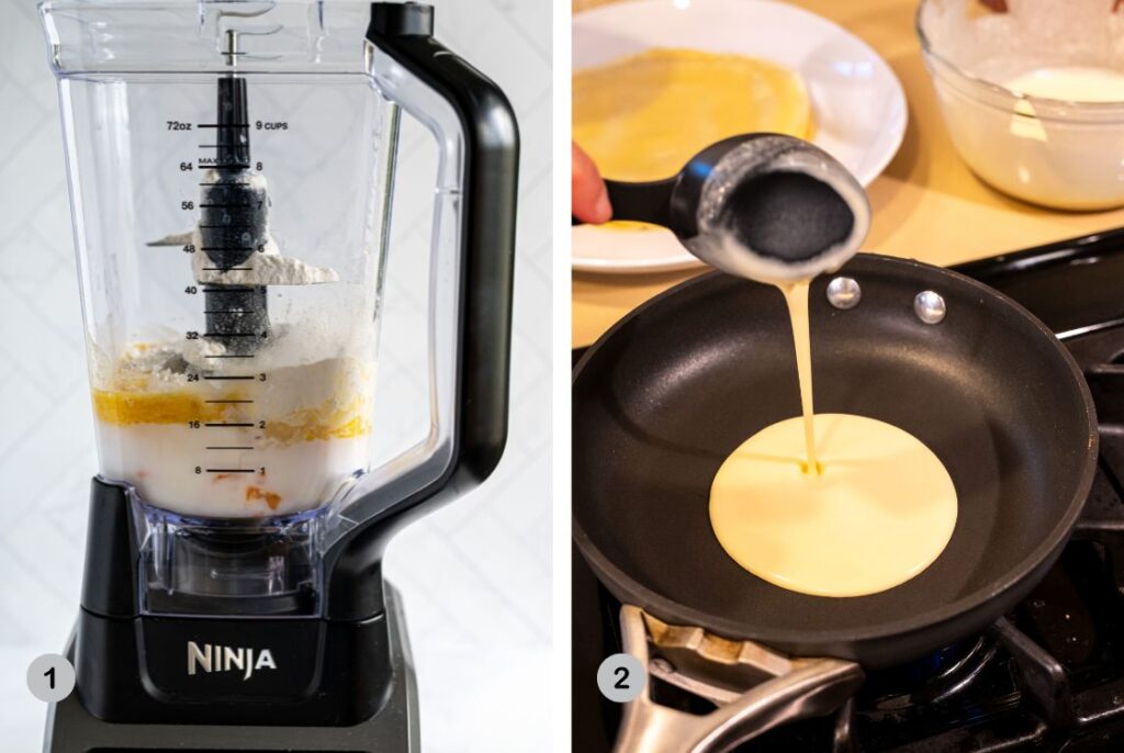 Quick Blender Crepes - Yummy and fully