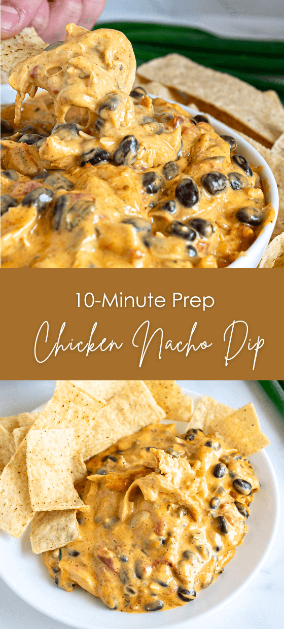 10-Minute Prep Chicken Nacho Dip - Yummy and fully