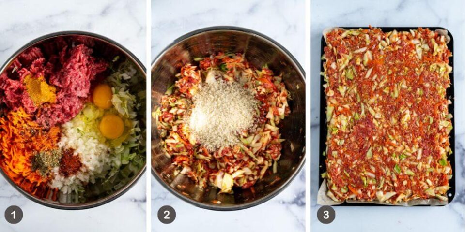 Easy Cabbage and Ground Beef Squares - Yummy and fully