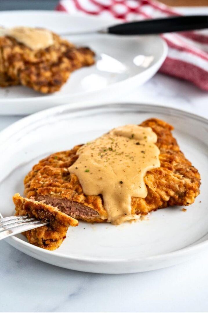 Quick One-Pan Chicken Fried Steaks - Yummy and fully