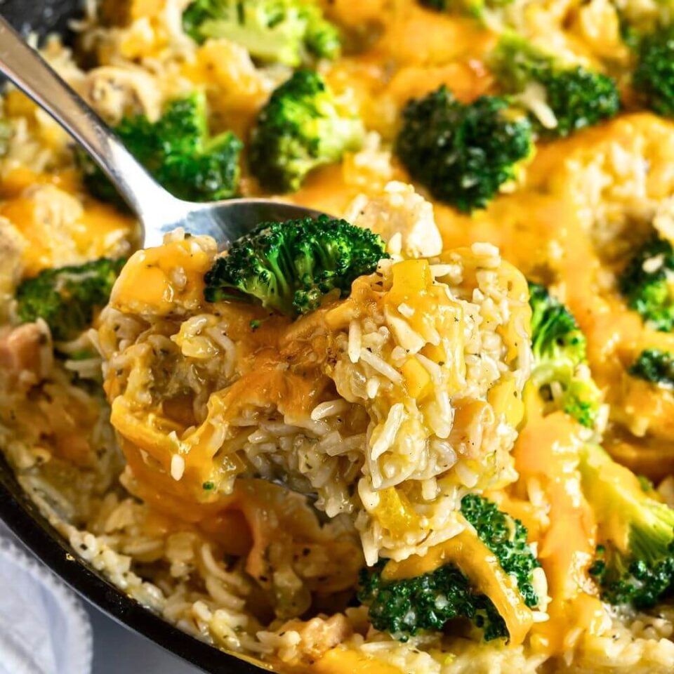30-Minute Cheesy Chicken Broccoli Rice Casserole: One-Pot Wonder ...