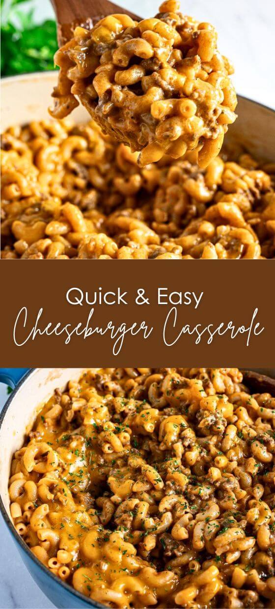 Quick & Easy Cheeseburger Casserole - A One-Dish Family Favorite ...