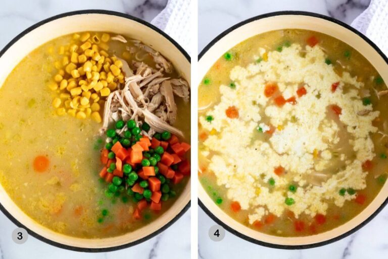 Quick One-Pot Chicken Pot Pie Soup - Yummy and fully