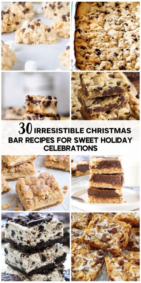 30 Irresistible Christmas Bar Recipes for Sweet Holiday Celebrations ...